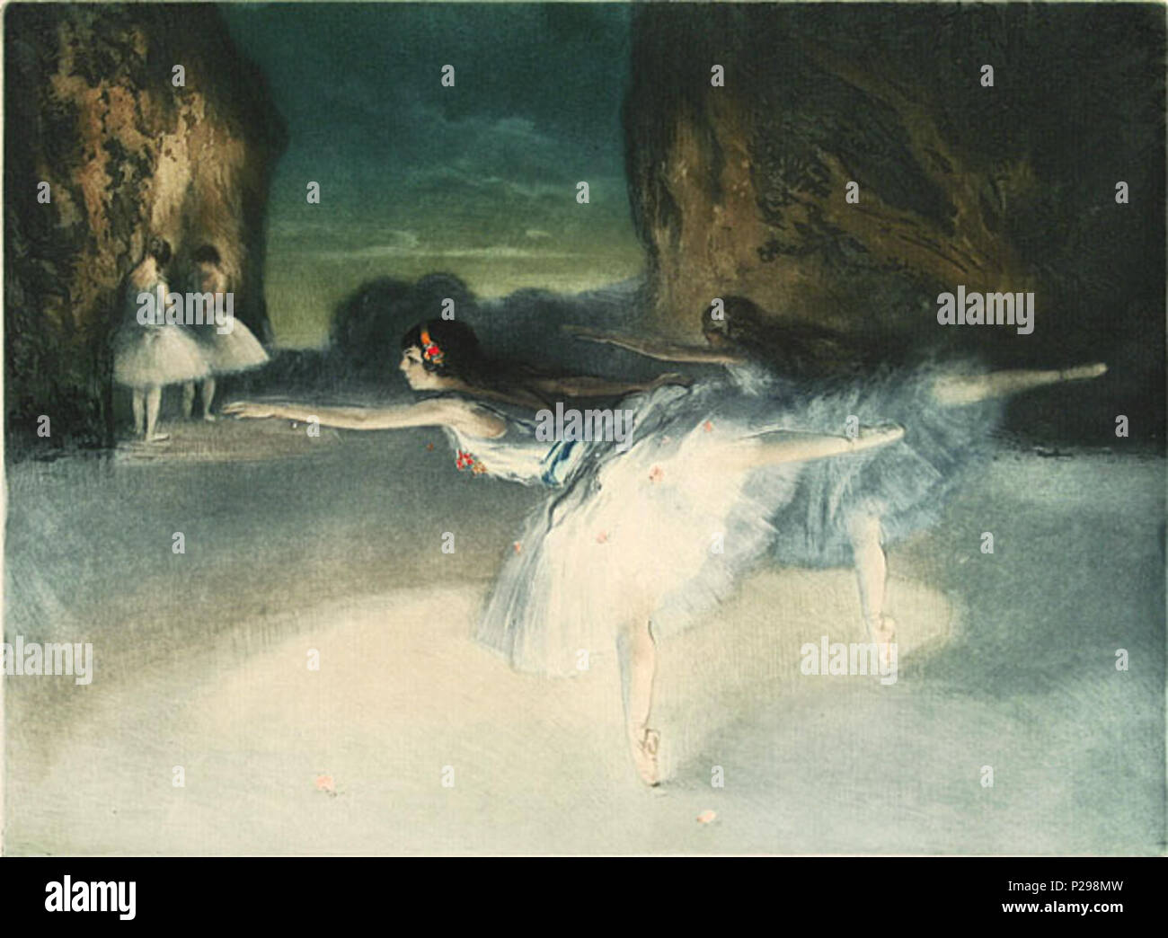 . English: Le Ballet. 10 7/8 in. x 14 7/8 in. (276 mm x 378 mm) Edition ...