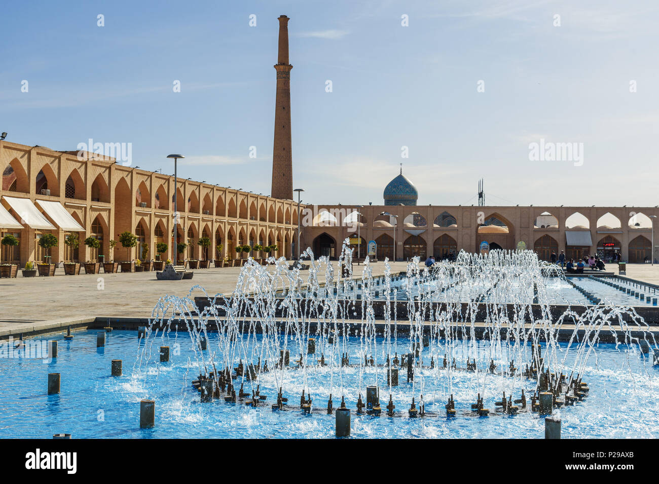 Isfahan, Iran - March 21, 2018: View of Imam Ali Square Stock Photo - Alamy