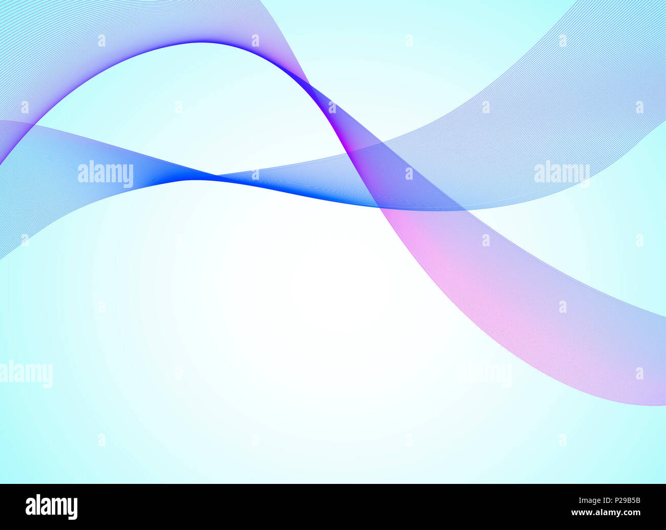 illustrated transparent abstract lines on a blue background Stock Photo ...