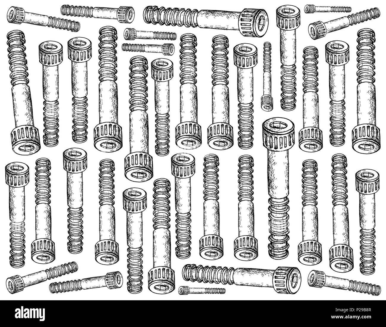 Ring clamp sketch hi-res stock photography and images - Alamy