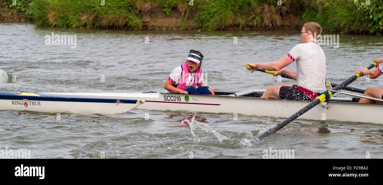 Cambridge Bumps June 2018 Stock Photo - Alamy