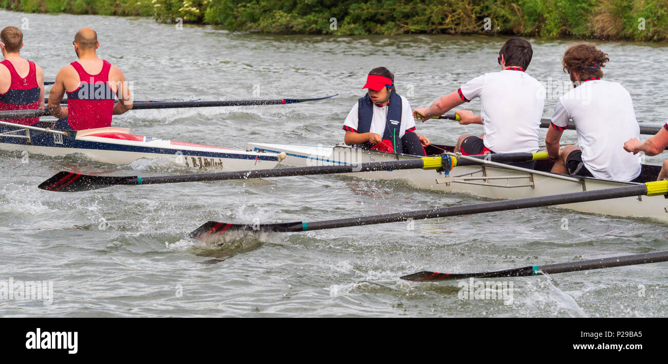 Cambridge Bumps June 2018 Stock Photo - Alamy