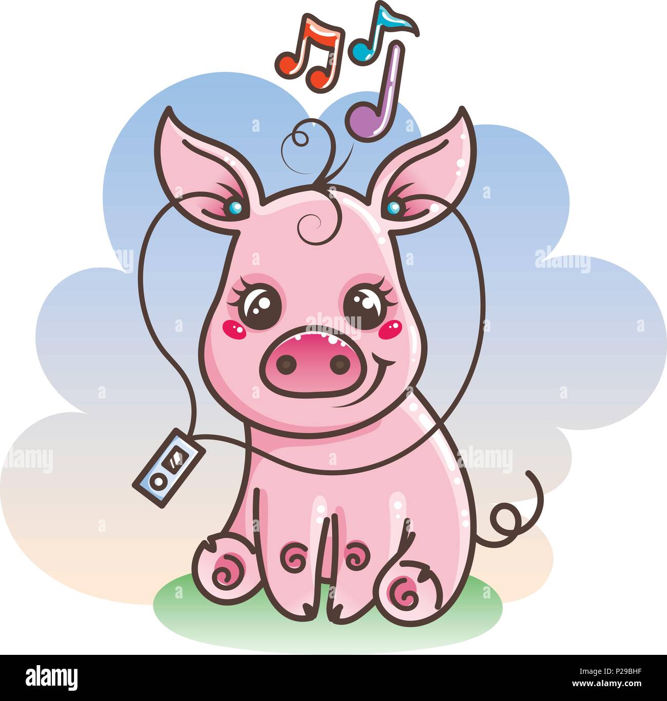 Innocent joy vector vectors hi-res stock photography and images - Alamy