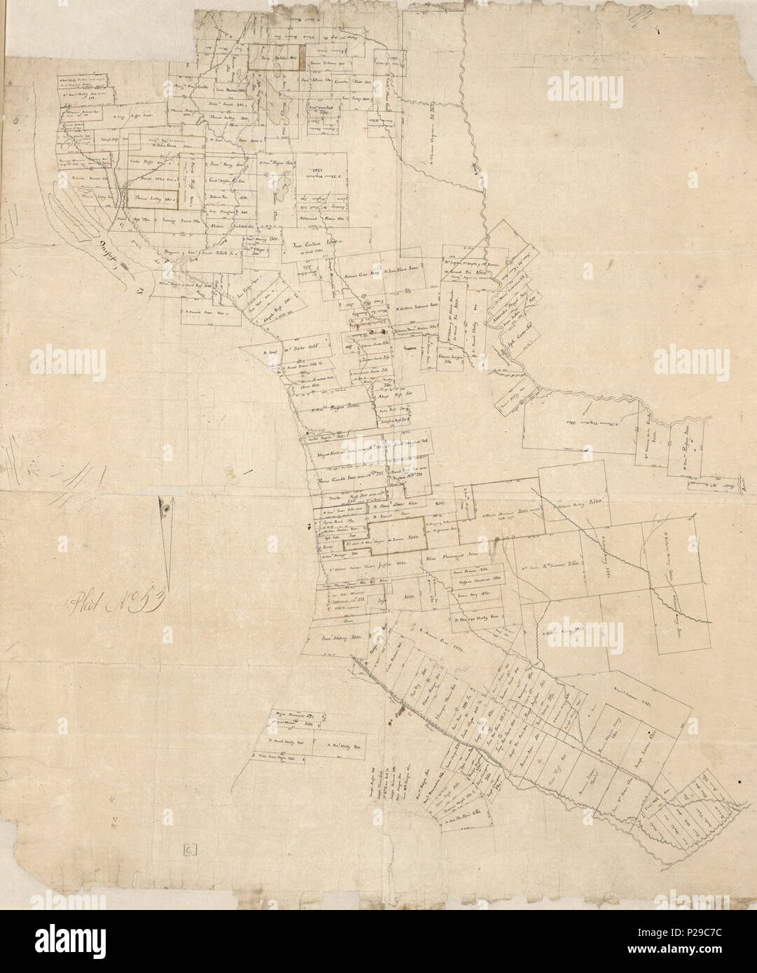 (Map of Manchac and Baton Rouge District, Spanish West Florida). LOC ...