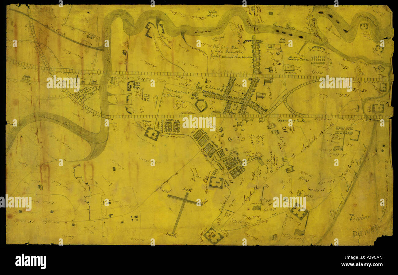 (Map of the siege of Suffolk, Va., 1863.) LOC gvhs01.vhs00399 Stock ...