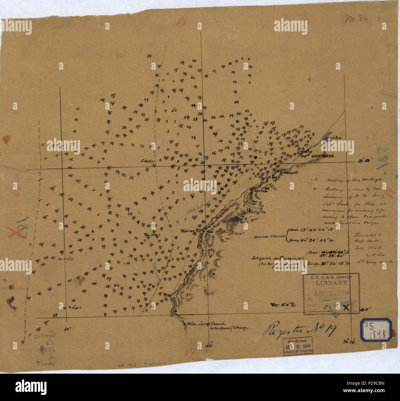 Map of campeche hi-res stock photography and images - Alamy