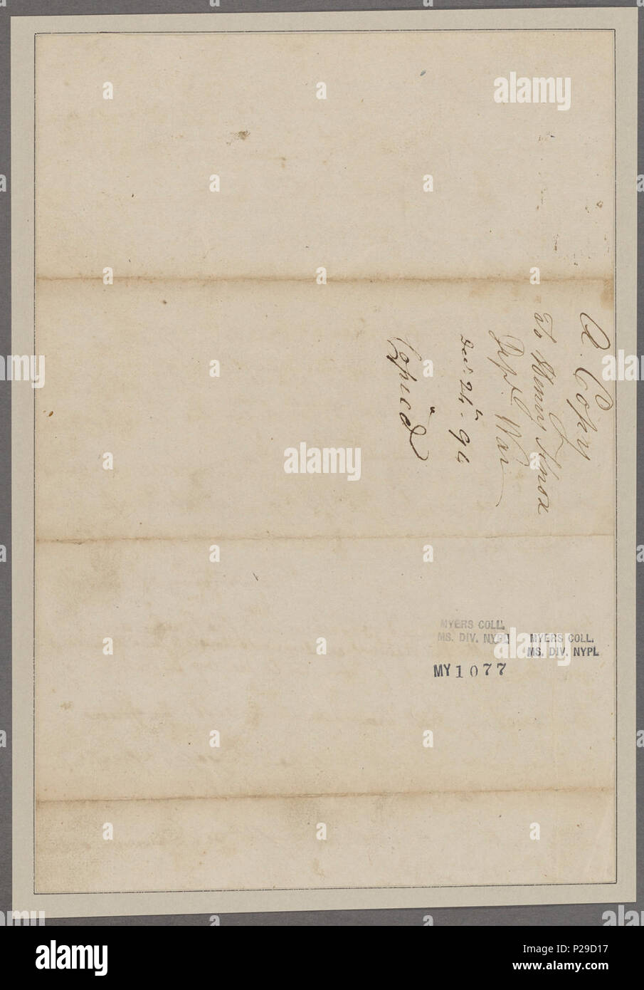 (Morgan, Daniel.) To Henry Knox Stock Photo - Alamy