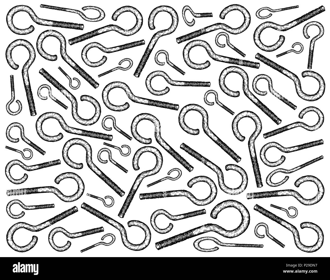 Manufacturing and Industry, Illustration Hand Drawn Sketch Wallpaper ...