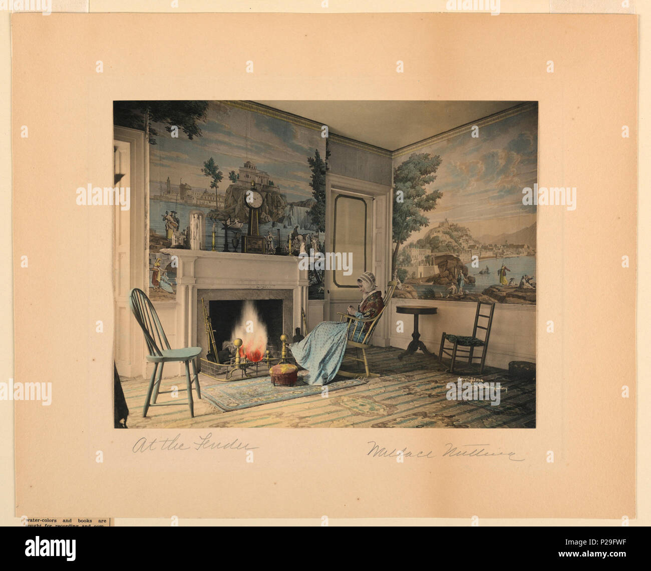 American colonial parlor hi-res stock photography and images - Alamy