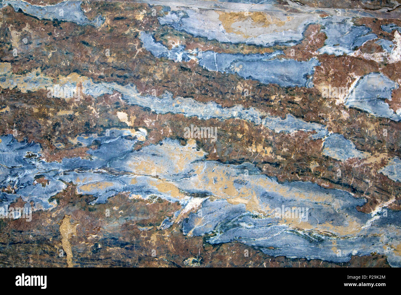 Colorful layered marble texture with different veins, may be used as ...