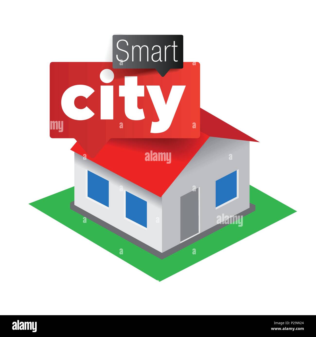 Smart city technology icons Stock Vector Images - Alamy