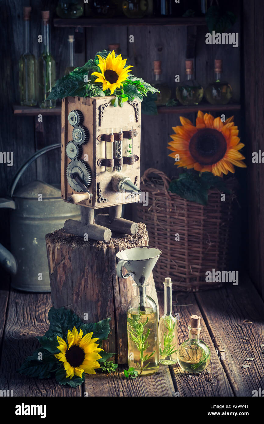 Old homemade extraordinary machine hi-res stock photography and images ...