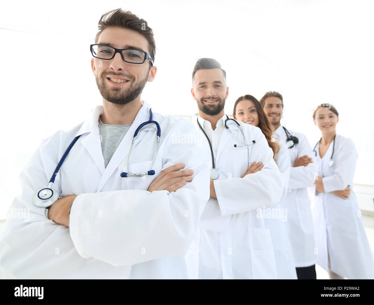 group portrait of leading medical professionals Stock Photo - Alamy