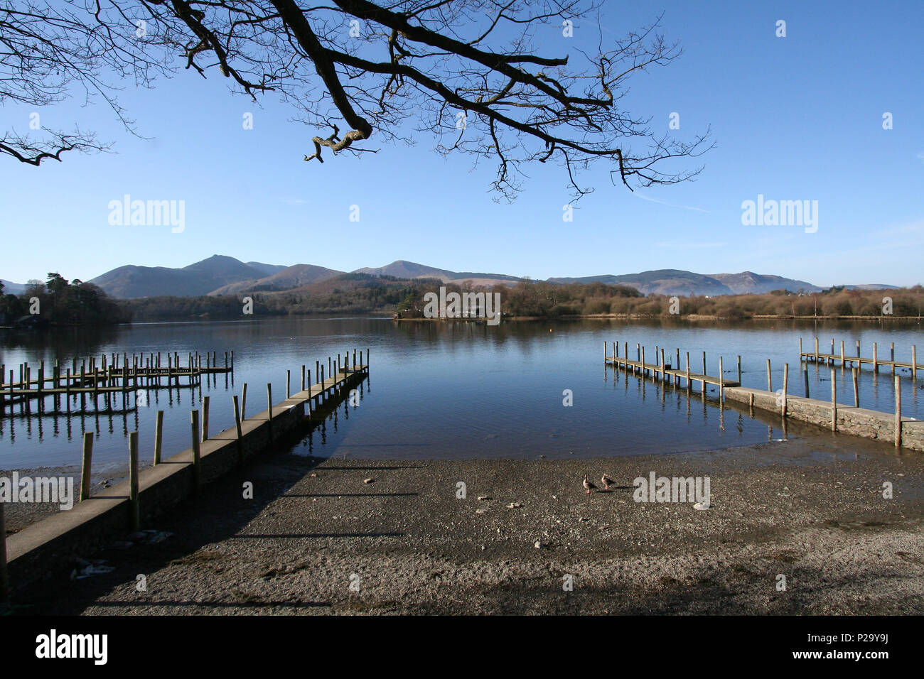 Friars cragg lake district hi-res stock photography and images - Alamy
