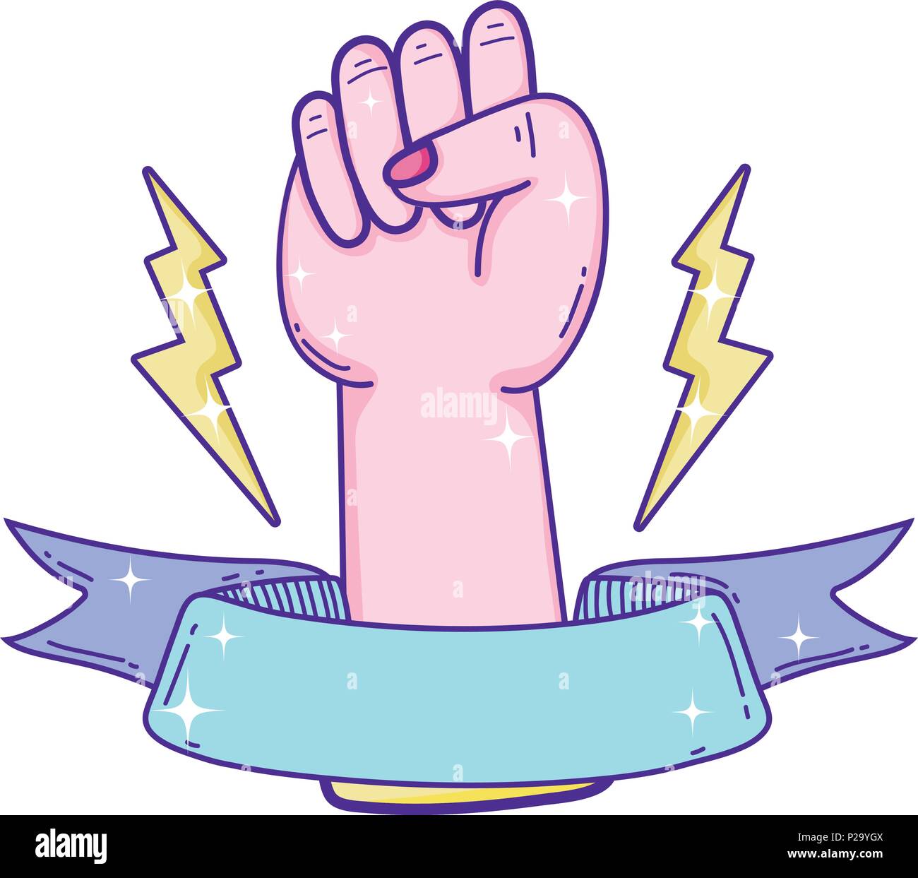 Protestation Stock Vector Images - Alamy