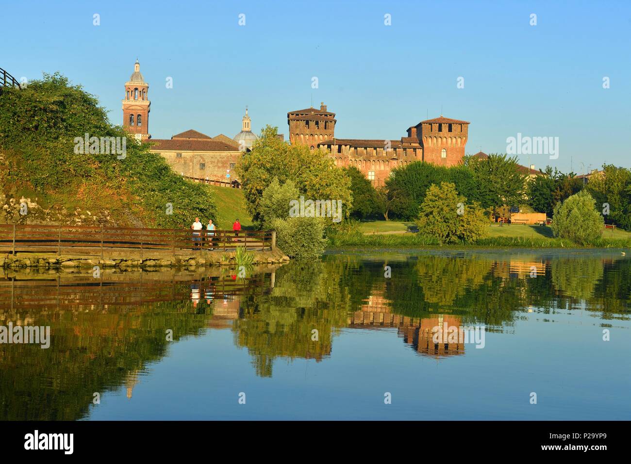 Italy, Lombardy, Mantua (Mantova), listed as World Heritage by UNESCO ...