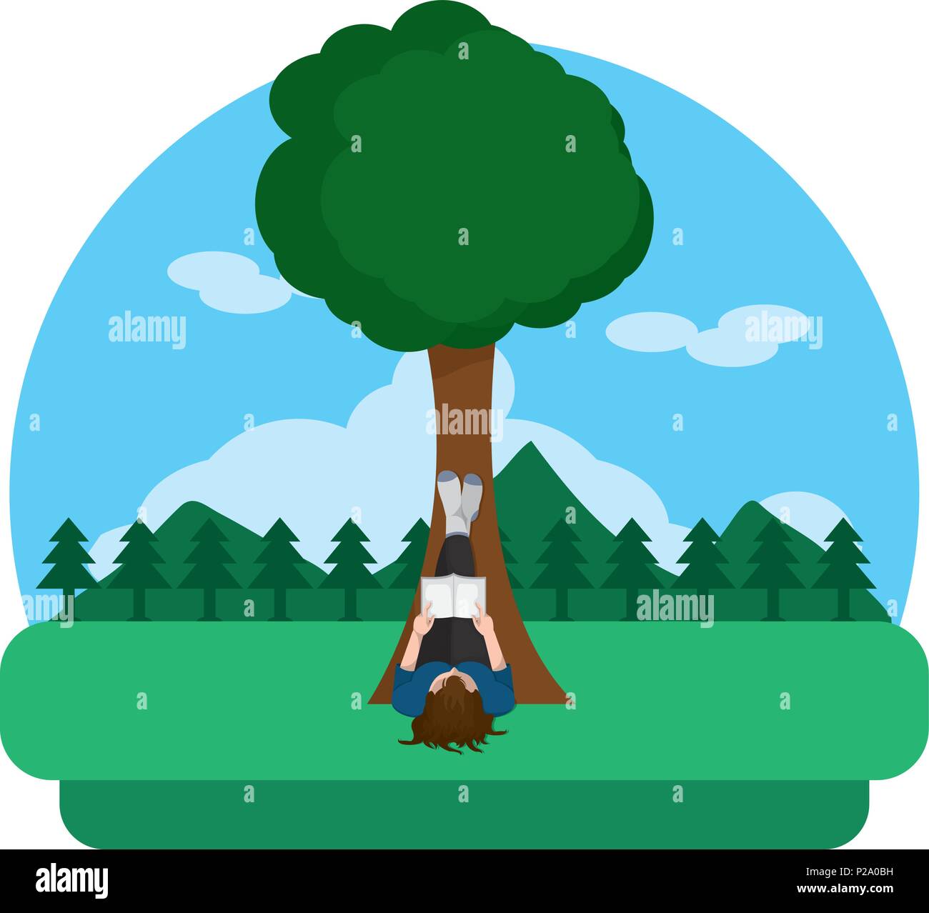 Relax attractive Stock Vector Images - Alamy