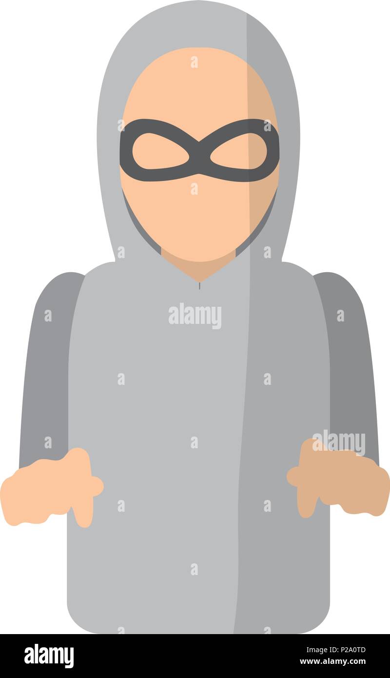 Man hood mask Stock Vector Images - Alamy