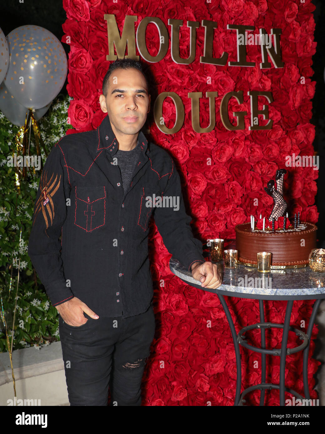 Lisa Haisha's Moulin Rouge Birthday Party was held at a private ...