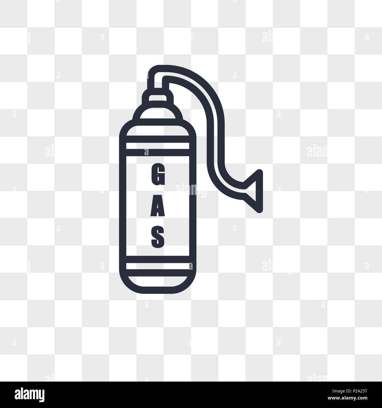 gaz vector icon isolated on transparent background, gaz logo concept ...