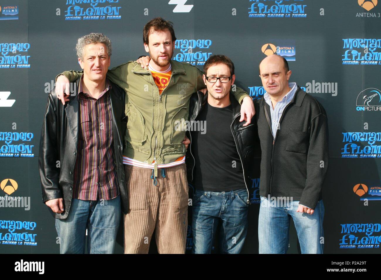 24 / 01 / 2008; Hotel OMM, Barcelona, Presentación de 'Mortadelo y ...