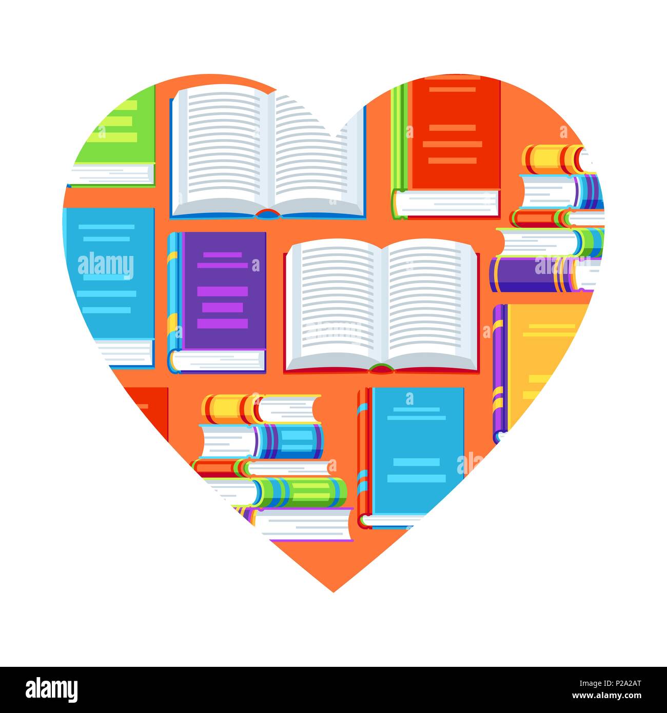Background with books Stock Vector Image & Art - Alamy