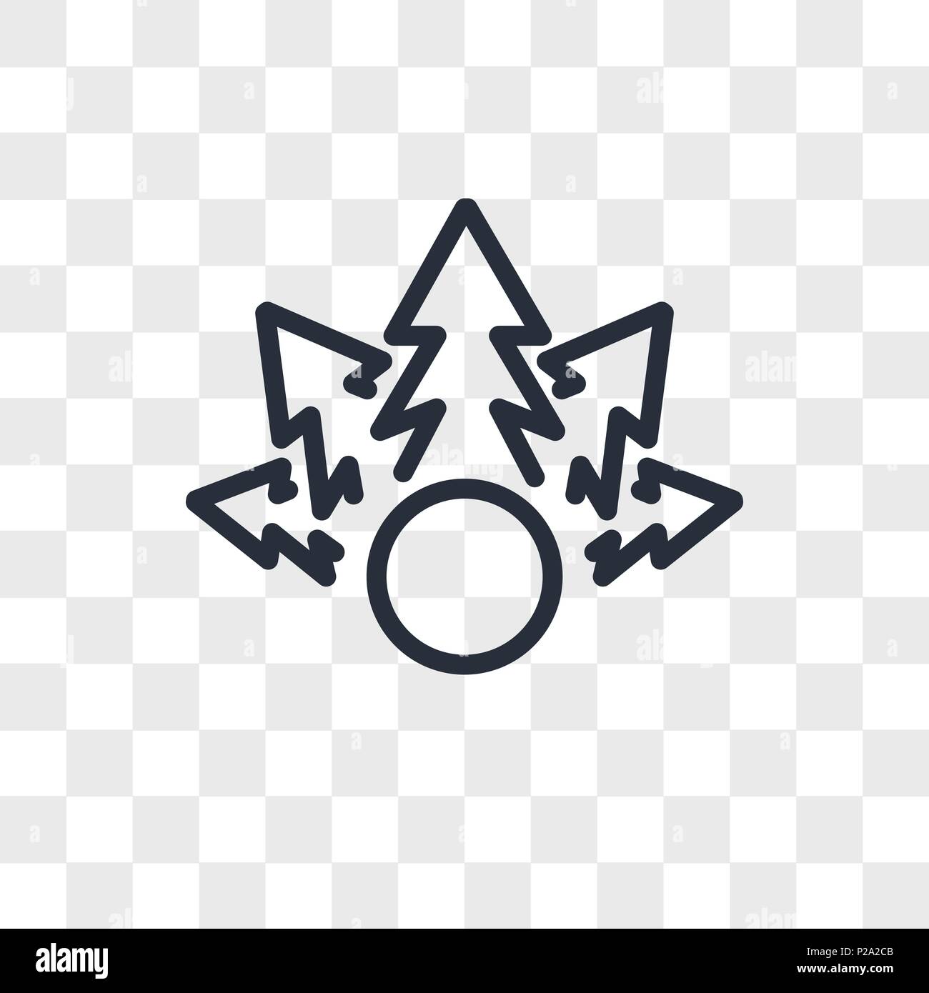 Plant for a spa vector icon isolated on transparent background, Plant ...