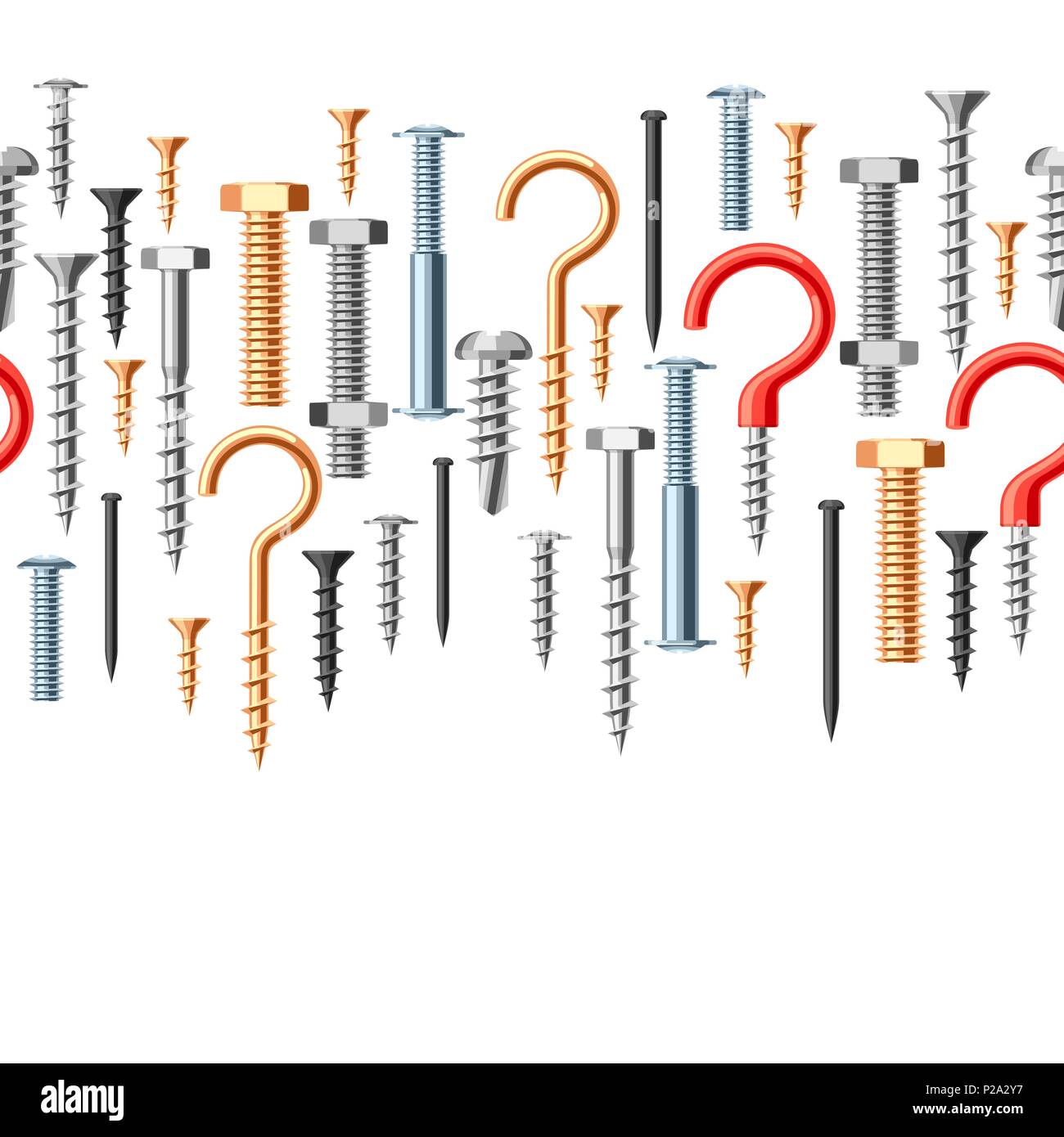 Stainless steel bolt and nut seamless wallpaper hi-res stock ...