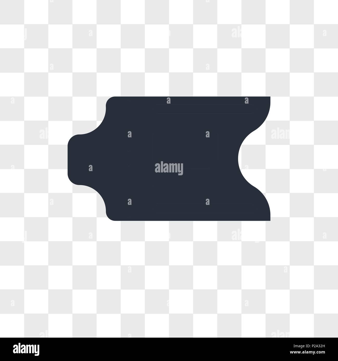 Ticket vector icon isolated on transparent background, Ticket logo ...