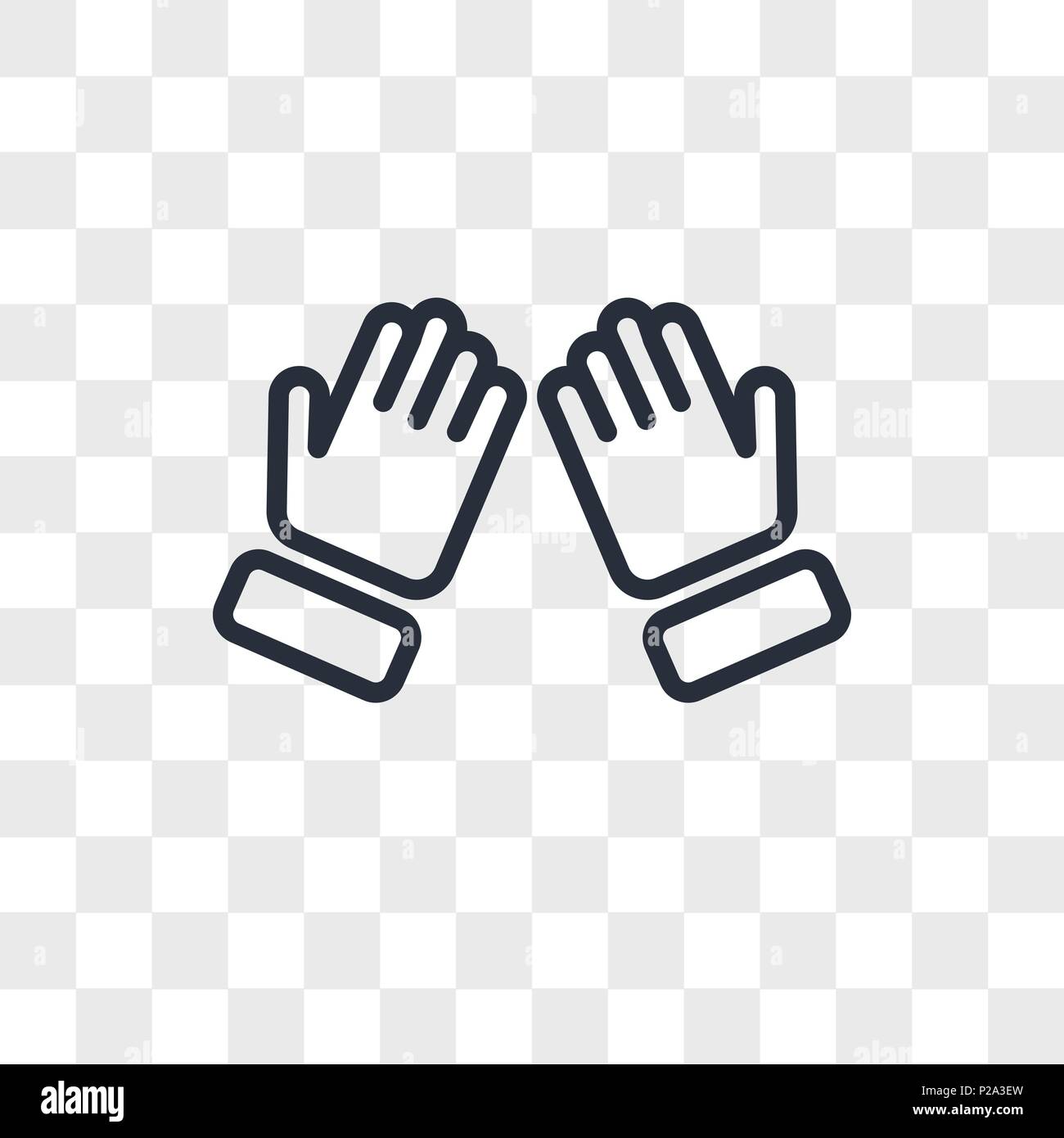 dua vector icon isolated on transparent background, dua logo concept ...