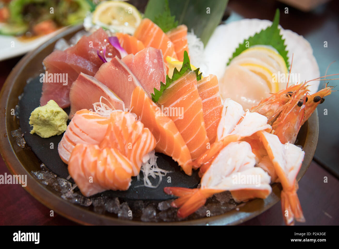 Sashimi set different fresh hi-res stock photography and images - Alamy