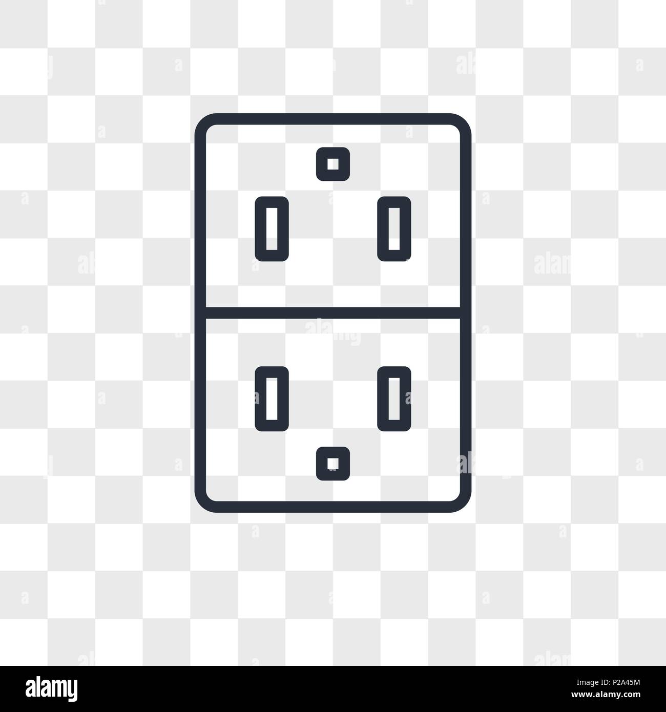 Socket vector icon isolated on transparent background, Socket logo ...