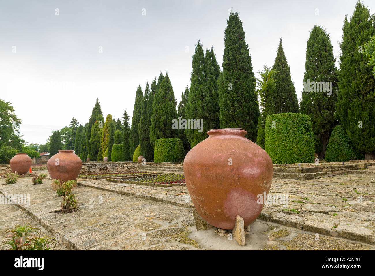 Botanical garden at Balchik Palace in Bulgaria Stock Photo - Alamy