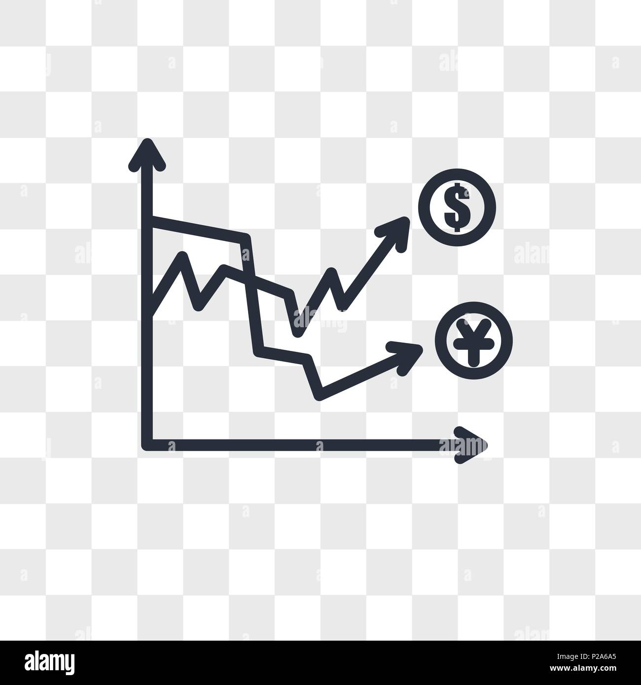 volatility vector icon isolated on transparent background, volatility ...