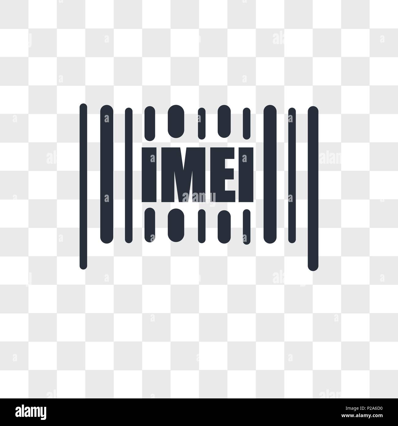 imei vector icon isolated on transparent background, imei logo concept ...