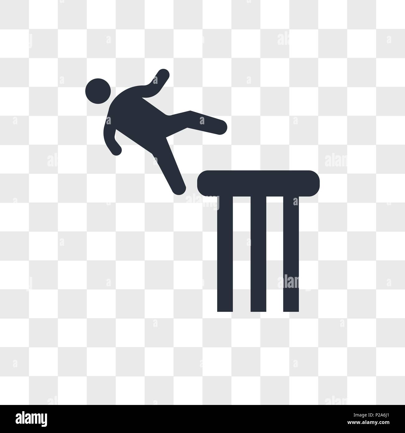 Falling man vector icon isolated on transparent background, Falling man ...