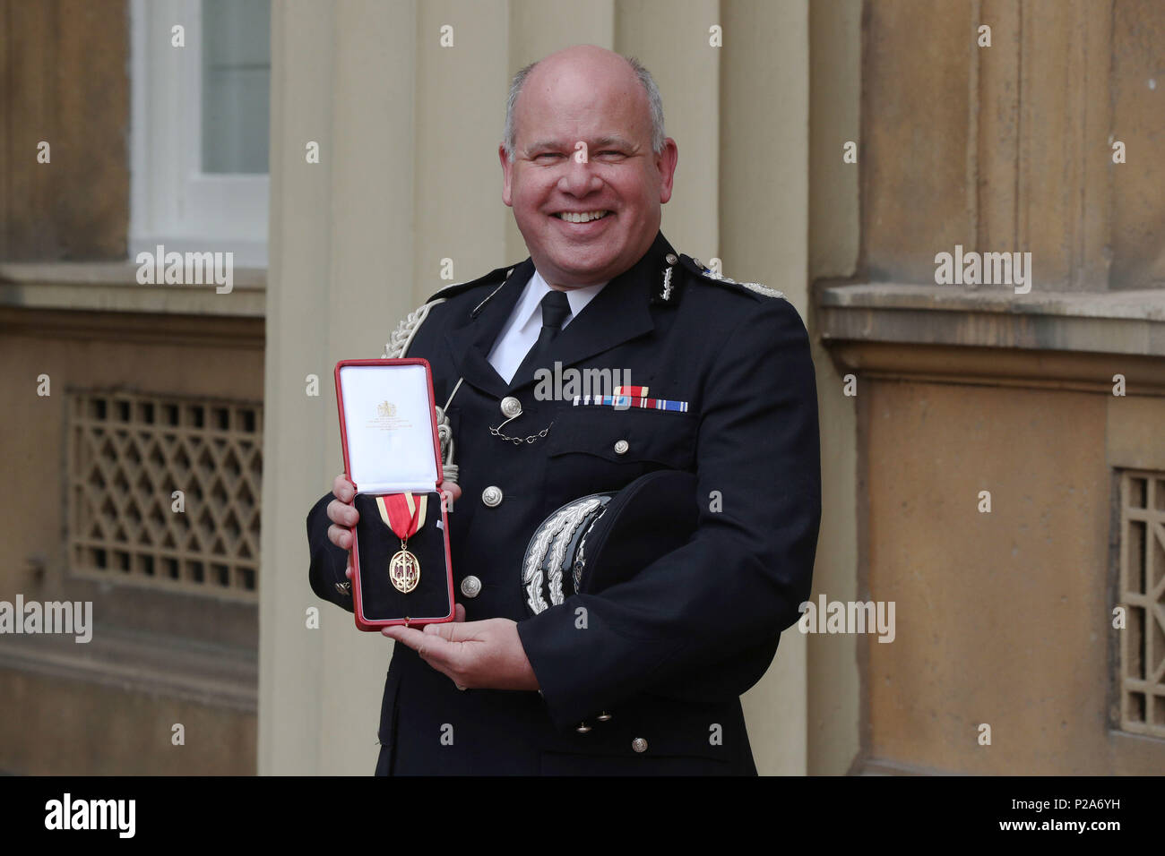 Sir Craig Mackey after an Investiture ceremony at Buckingham Palace in ...