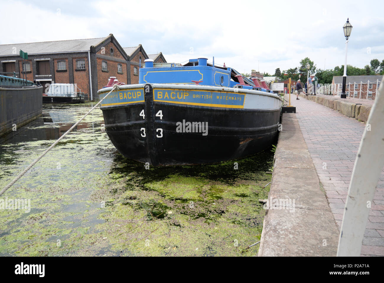 Bacup Barge at the British Waterways Museum Stock Photo - Alamy