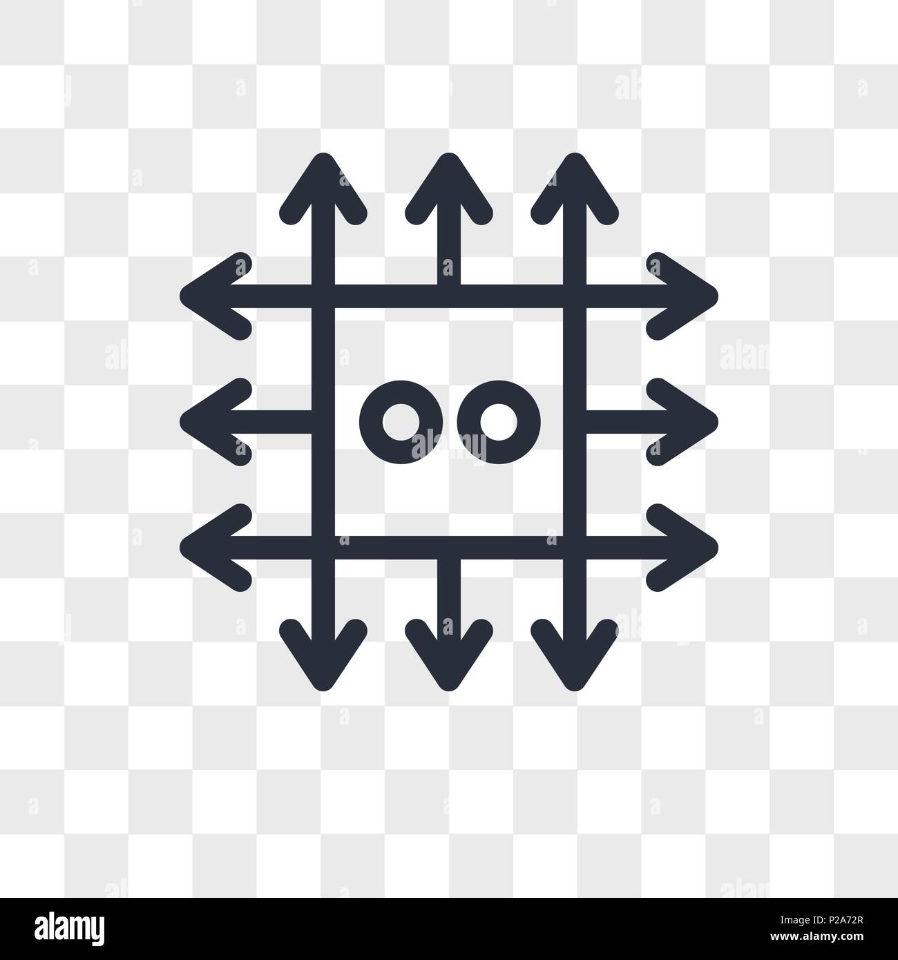 Zinc vector icon isolated on transparent background, Zinc logo concept ...