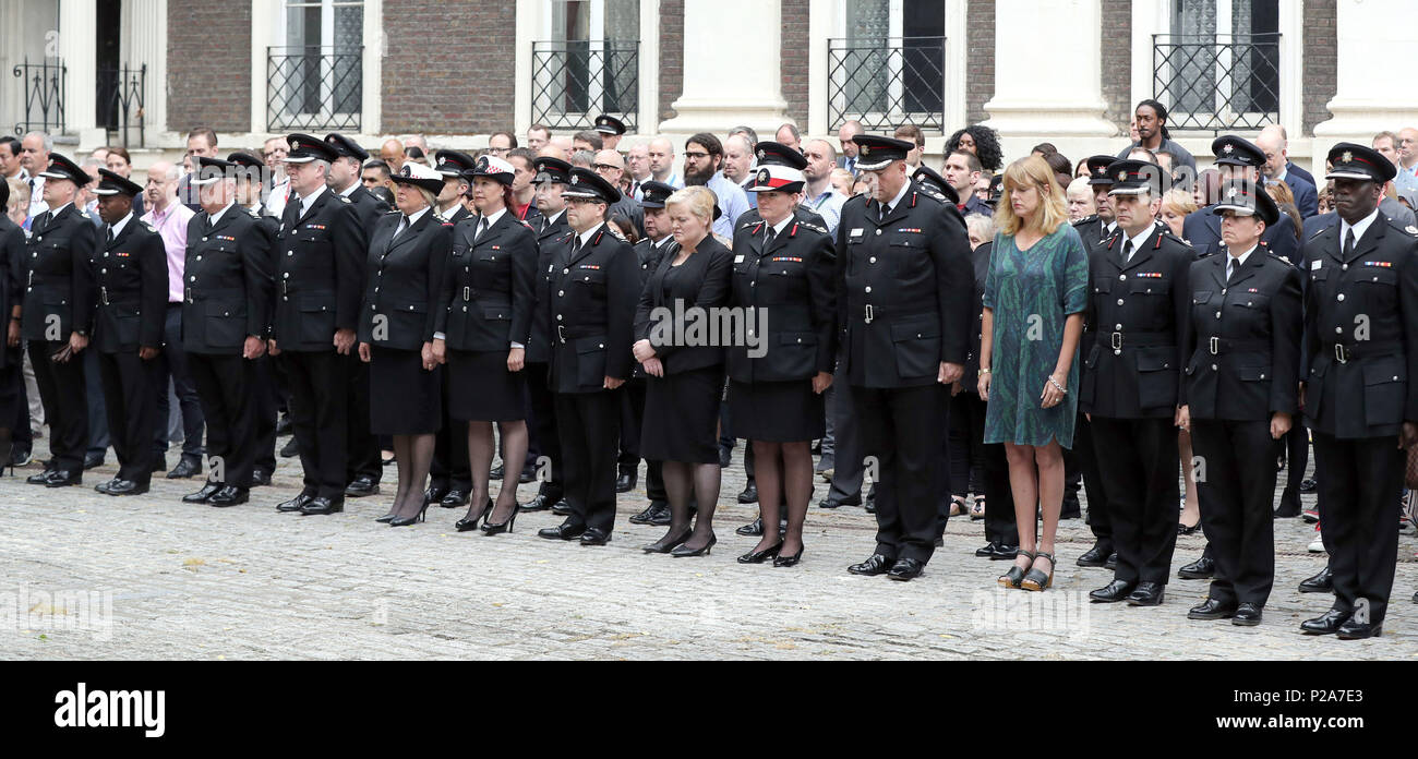 One minute silence lfb hq hi-res stock photography and images - Alamy
