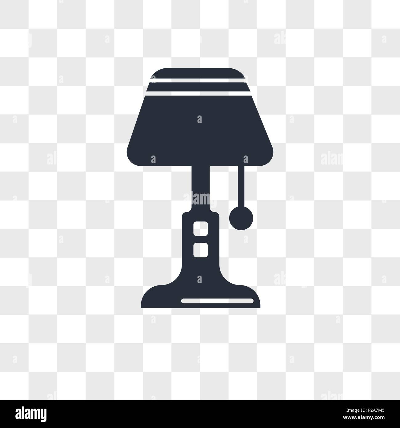 Lamps vector icon isolated on transparent background, Lamps logo ...