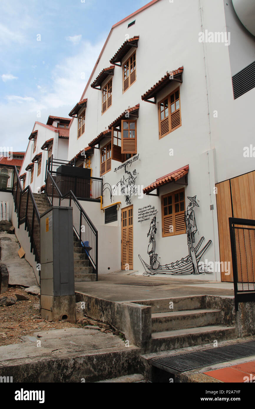 A private house in Chinatown (Singapore Stock Photo - Alamy