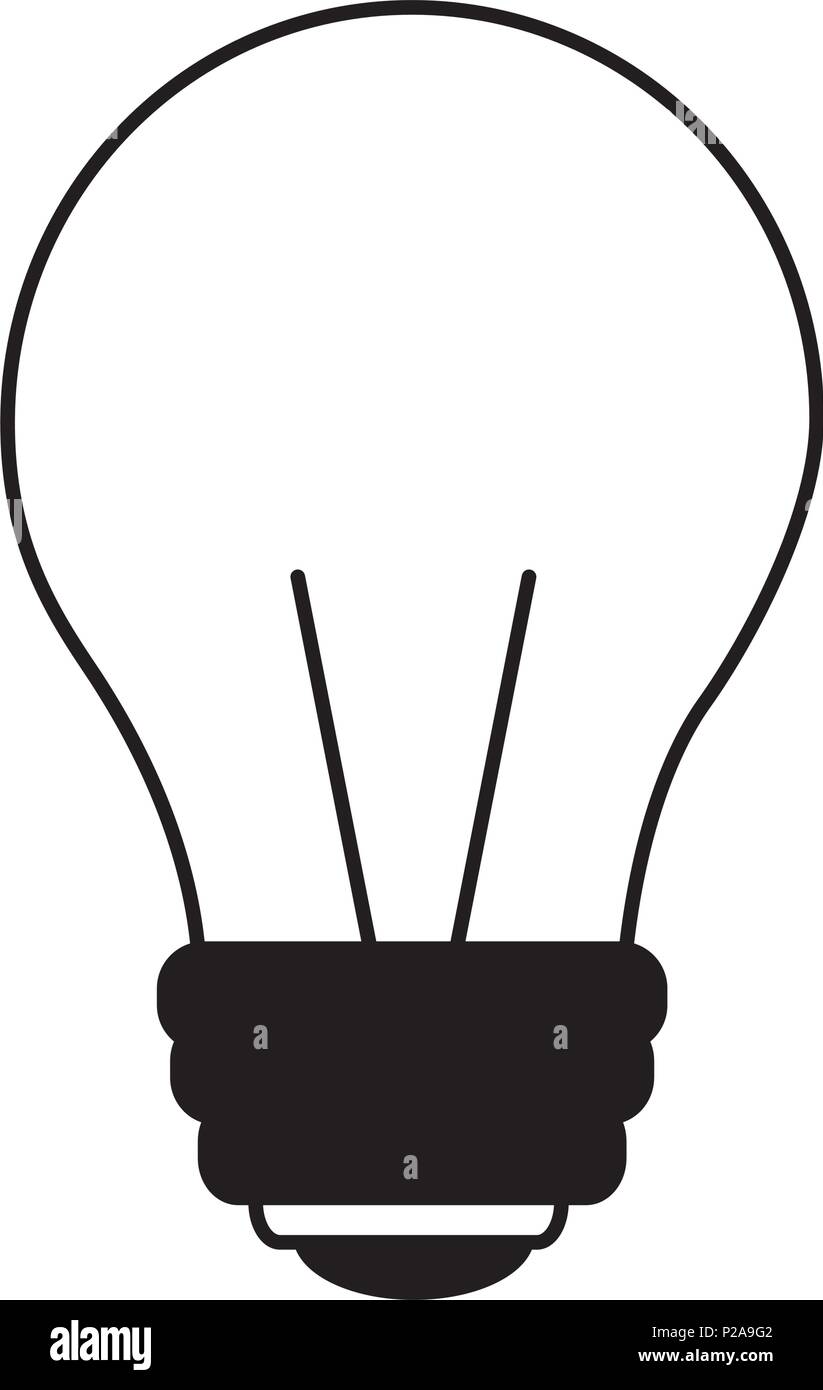 light bulb isolated icon vector illustration design Stock Vector Image ...