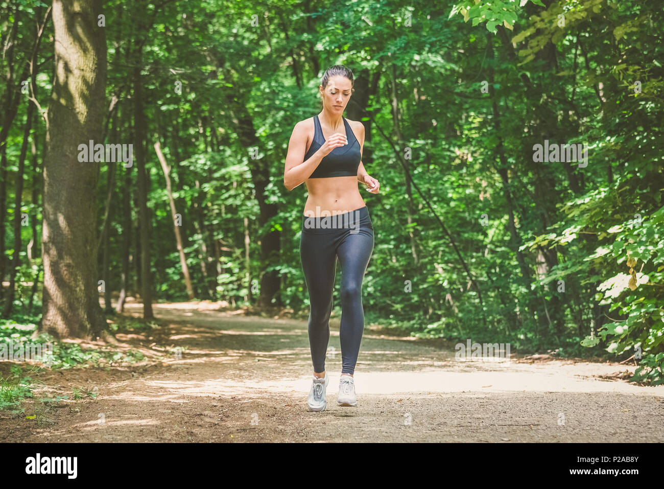 Running concept female athlete fast hi-res stock photography and images ...