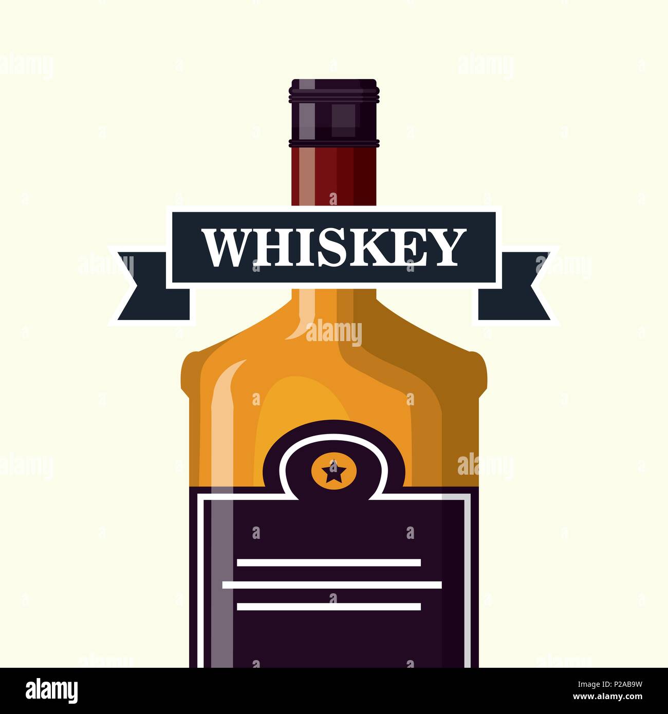 best whiskey bottle label Stock Vector Image & Art - Alamy