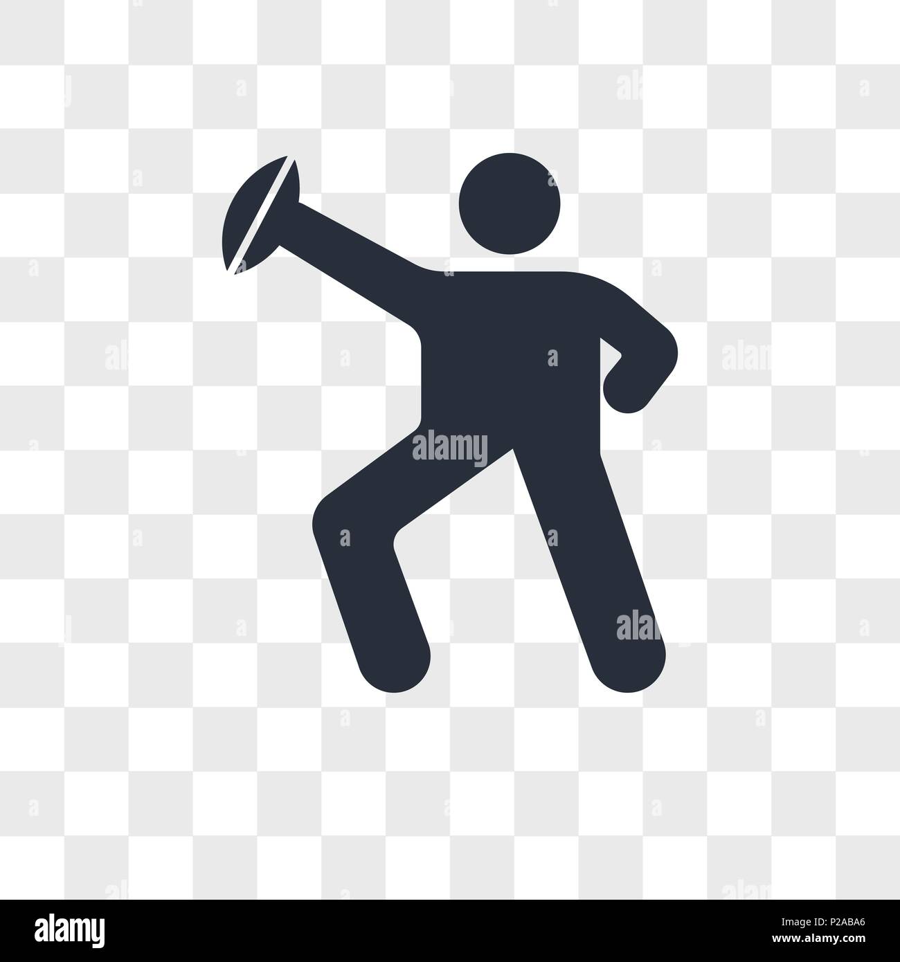 Man playing rugby vector icon isolated on transparent background, Man ...