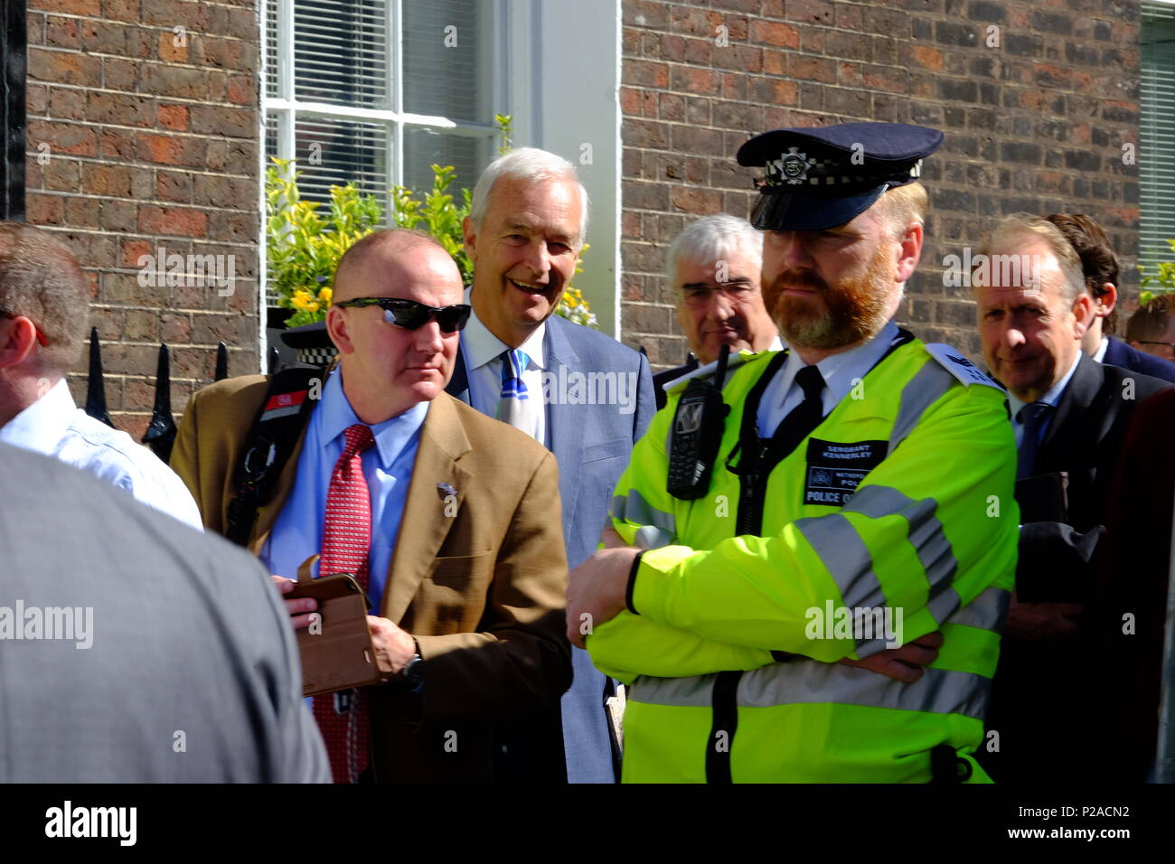Jon Snow as Recep Tayyip Erdogan, President of Turkey, visits Chatham ...