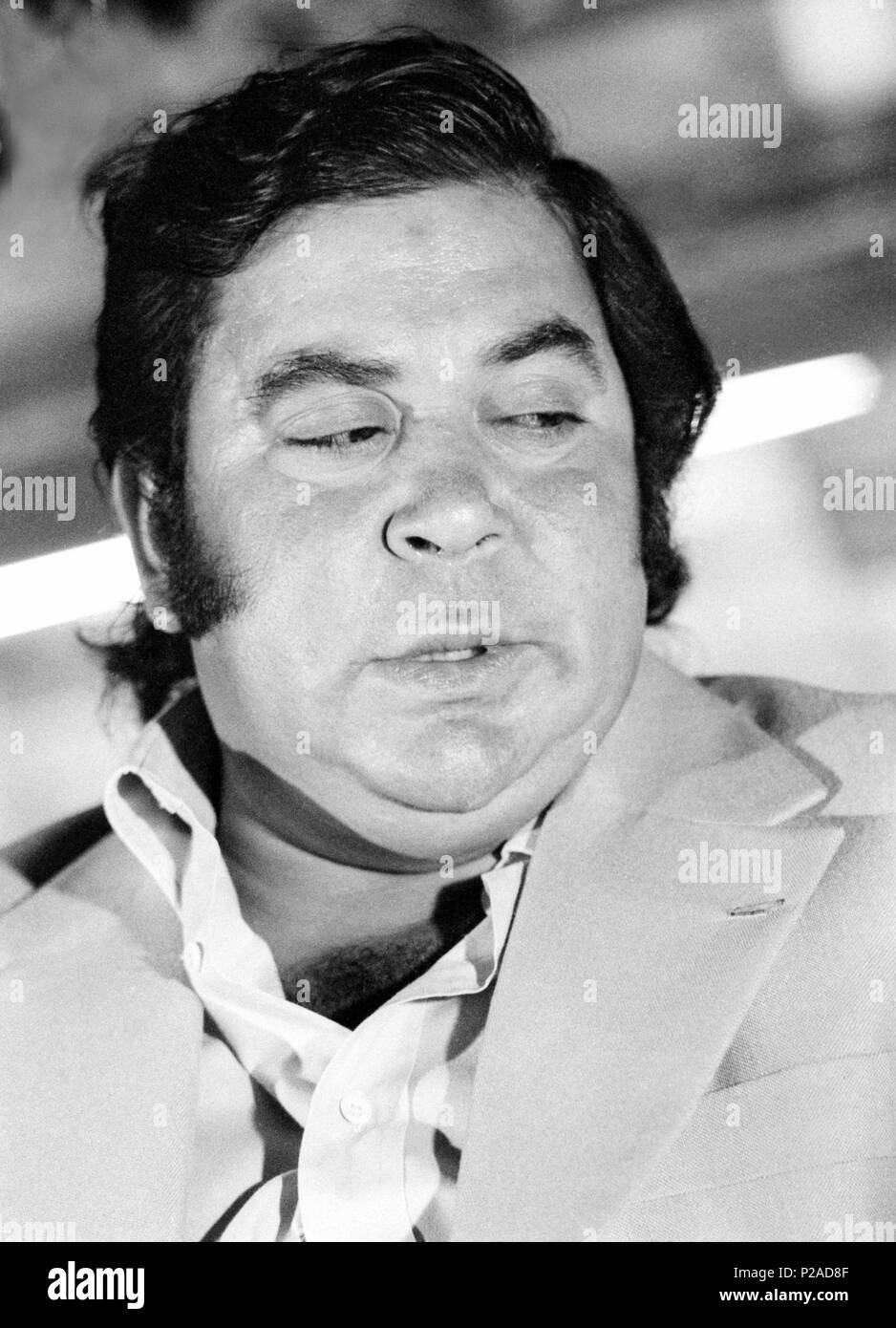 The spanish flamenco singer Terremoto de Jerez during a performance ...