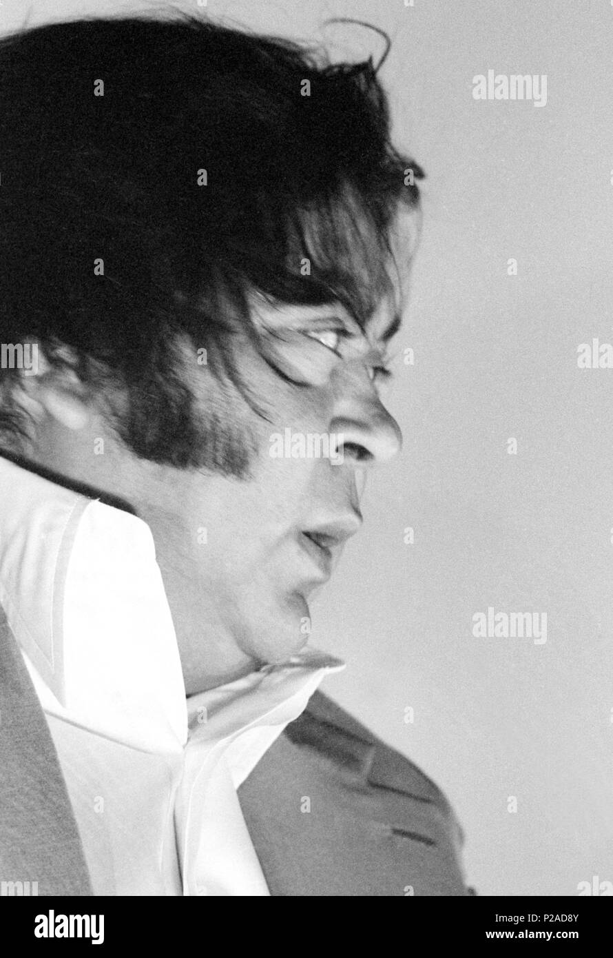 The spanish flamenco singer Terremoto de Jerez during a performance ...
