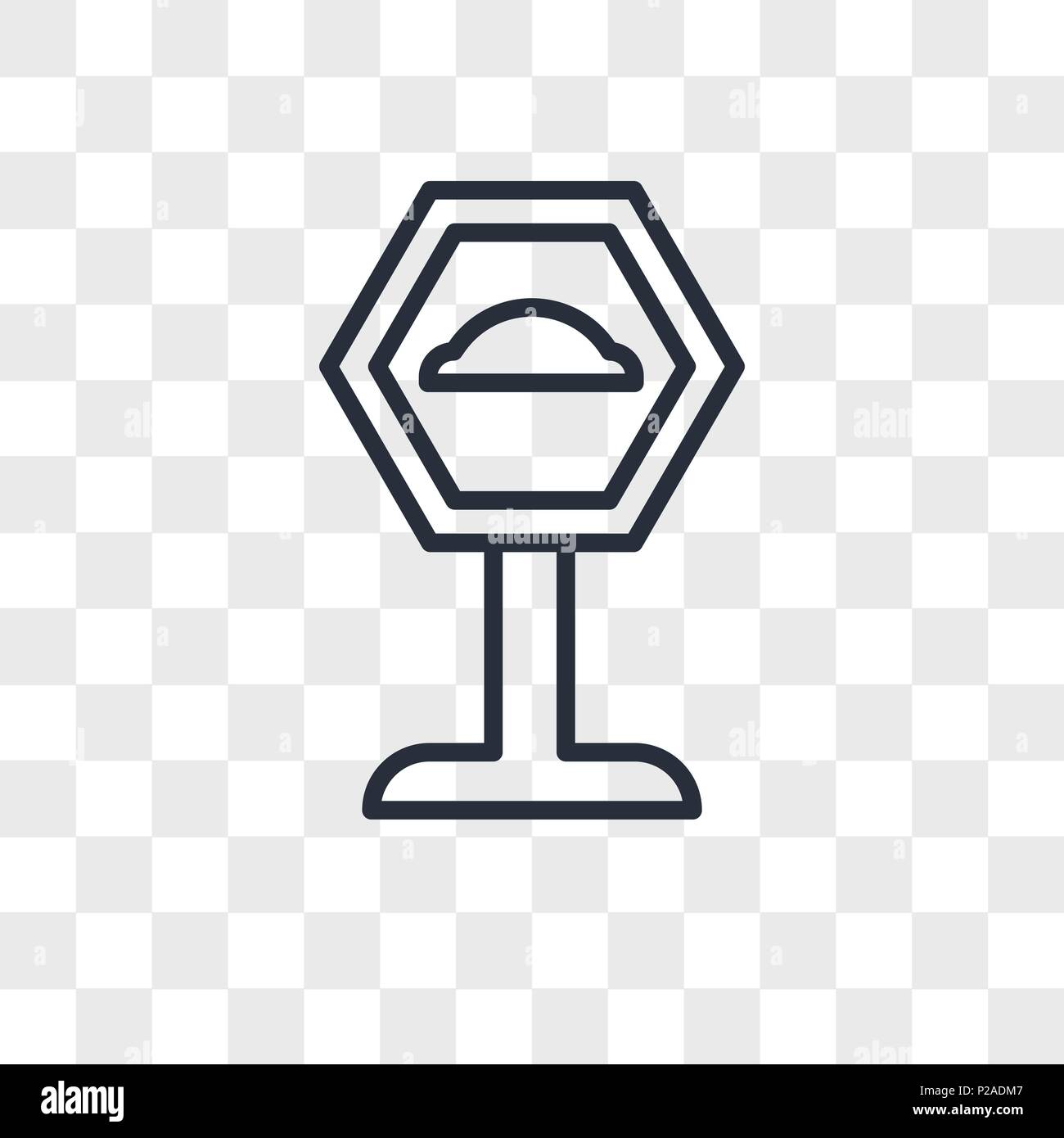 speed bump vector icon isolated on transparent background, speed bump ...